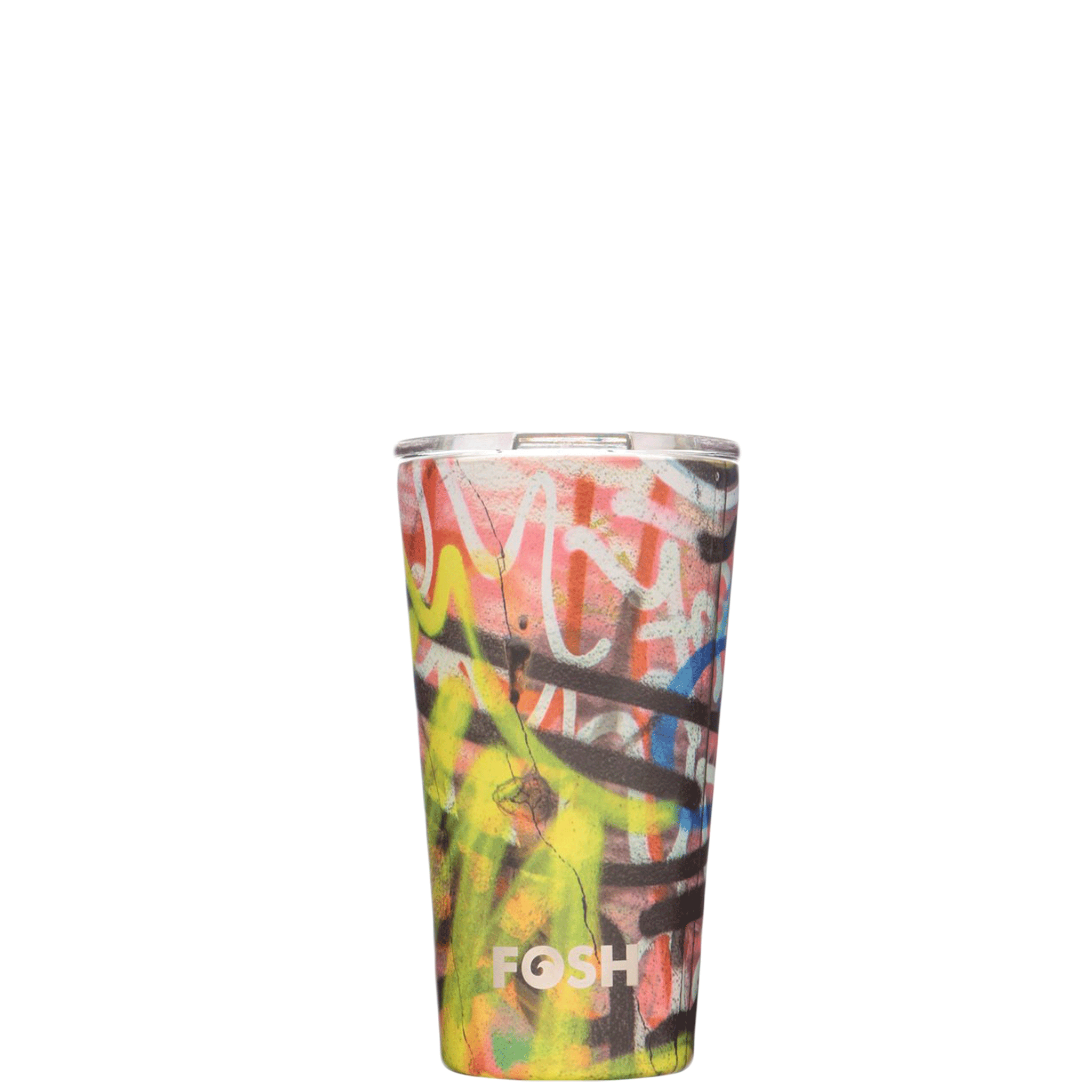 Graffiti Print Coffee Cup | Reusable Insulated Coffee Cups | FOSH